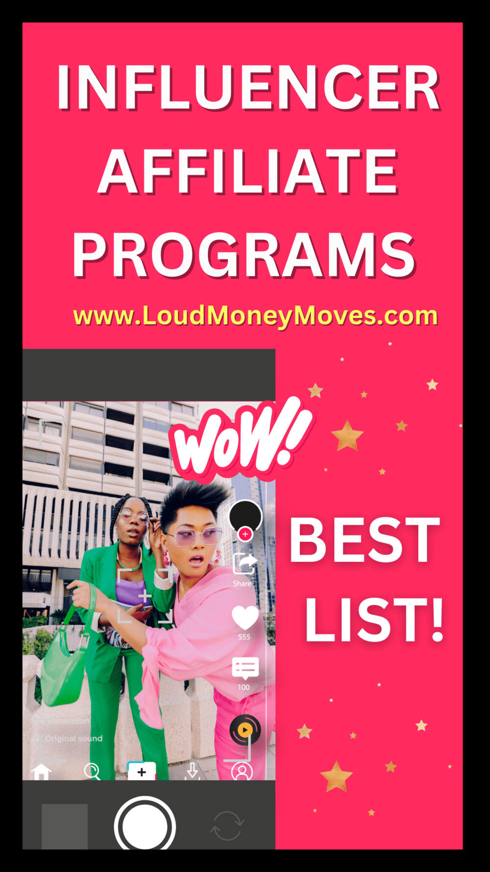 8 Best Influencer Affiliate Programs For Social Media Influencers - Loud Money Moves