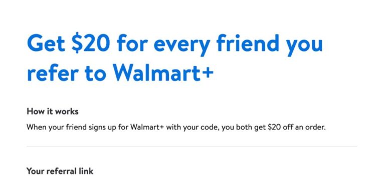 Walmart Plus Referral Promo $30 Sign Up Bonus - Loud Money Moves