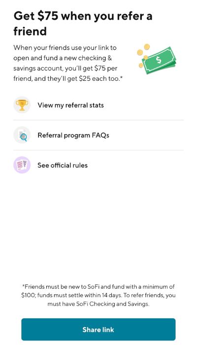 SoFi Referral Bonus: $325 Sign Up Bonus + $75 Referrals - Loud Money Moves