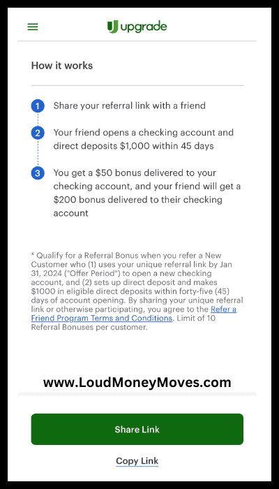 Upgrade Rewards Checking Plus $200 Referral Bonus | Complete Guide ...