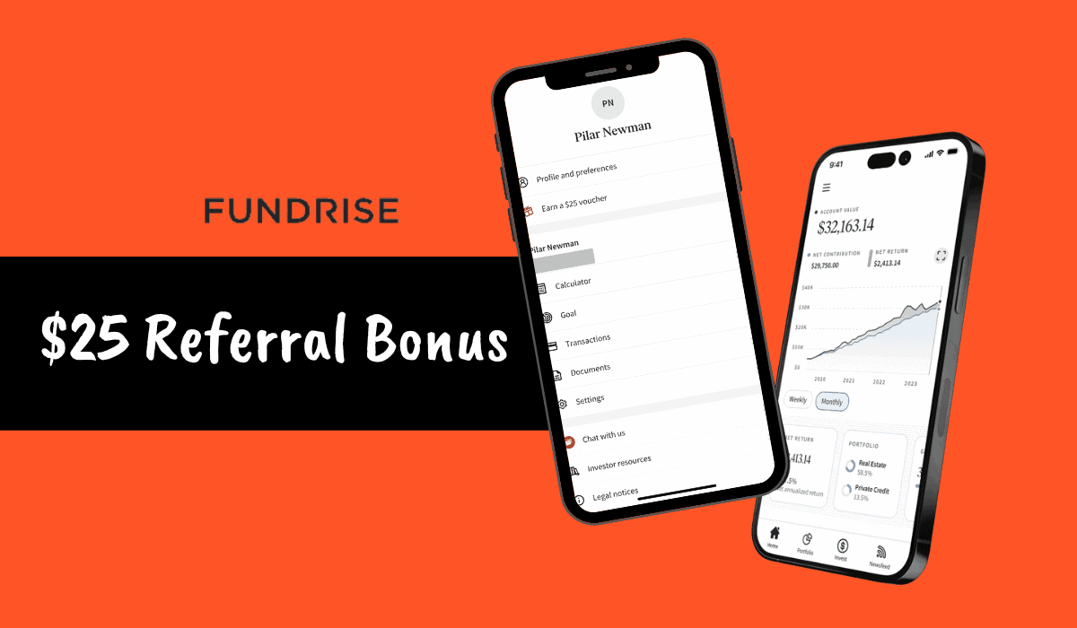 $25 Fundrise Referral Bonus Plus $25 Sign Up Bonus - Loud Money Moves