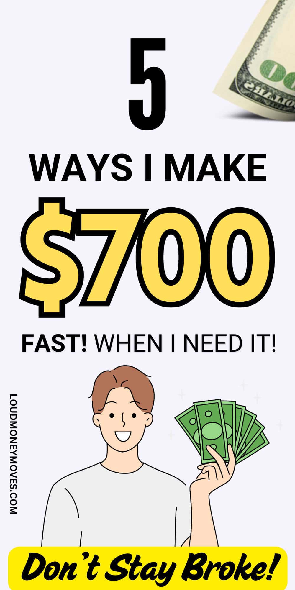 Creative Ways I Make 700 Dollars Fast Without Getting A Job - Loud ...