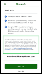 Upgrade Rewards Checking Plus $200 Referral Bonus | Complete Guide - Loud Money Moves