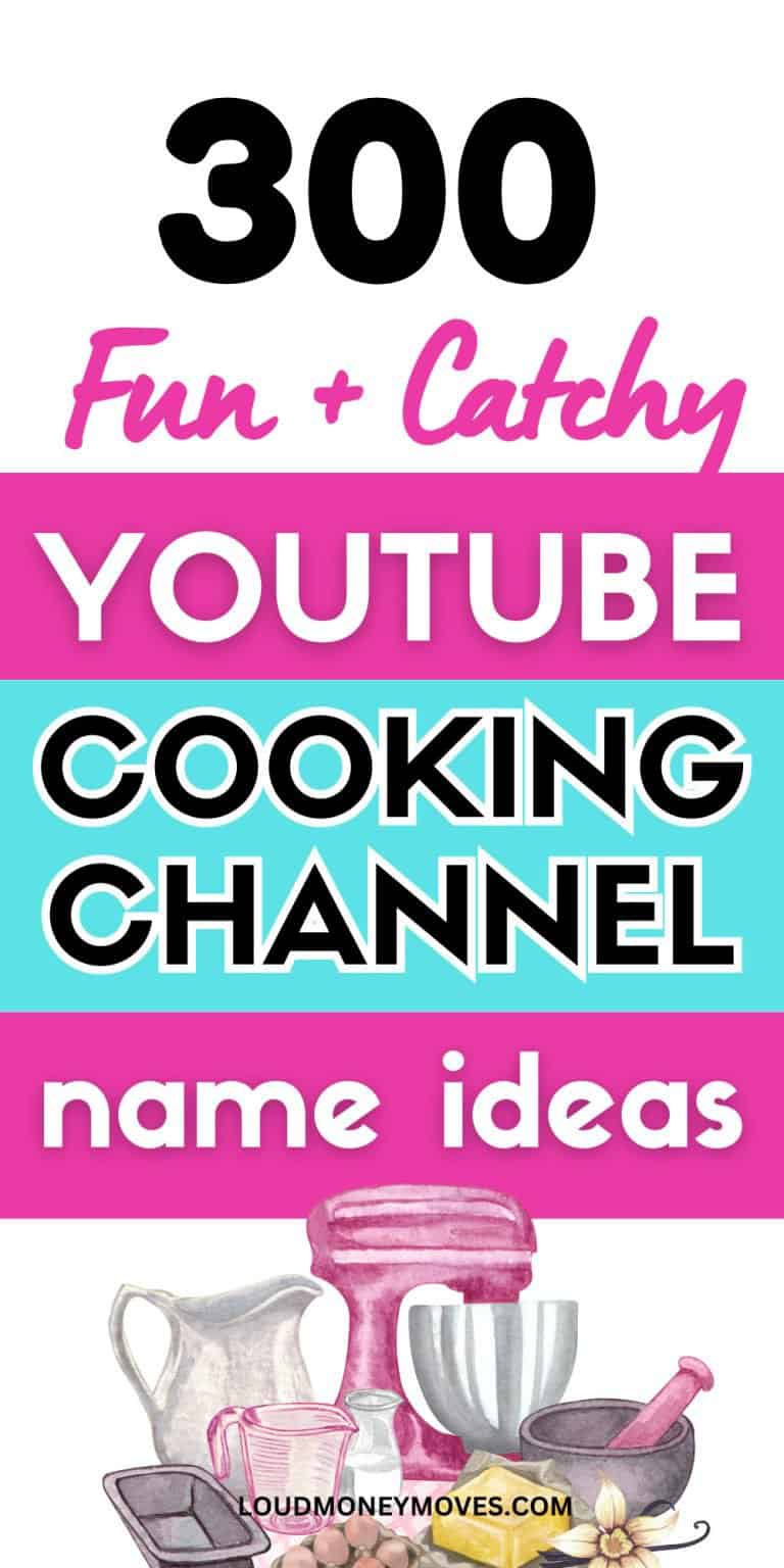 The 300+ BEST YouTube Cooking Channel Name Ideas For 2025 - Loud Money ...