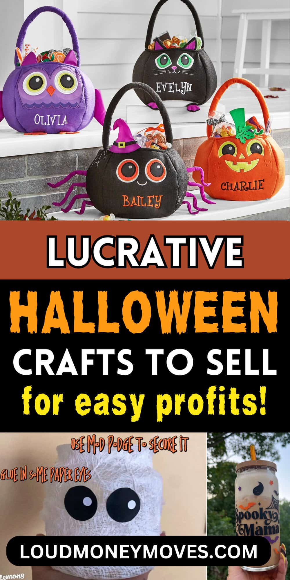 16 Halloween Crafts To Make And Sell For Extra Money - Loud Money Moves