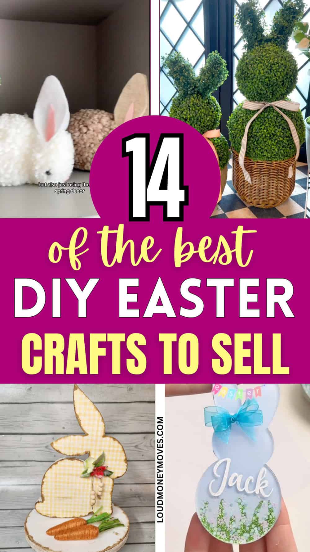 14 Popular Easter Crafts To Make And Sell This Year - Loud Money Moves