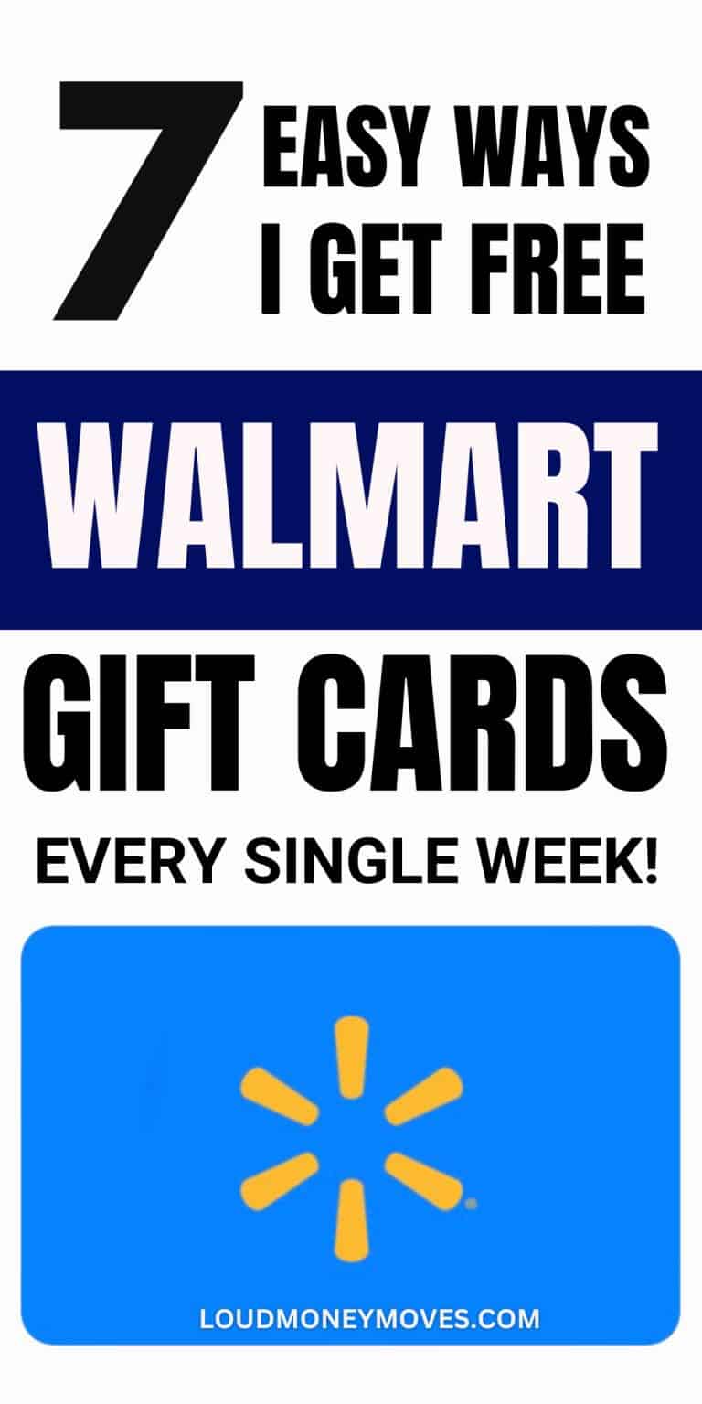 How I Get A Free Walmart Gift Card Every Week - Loud Money Moves