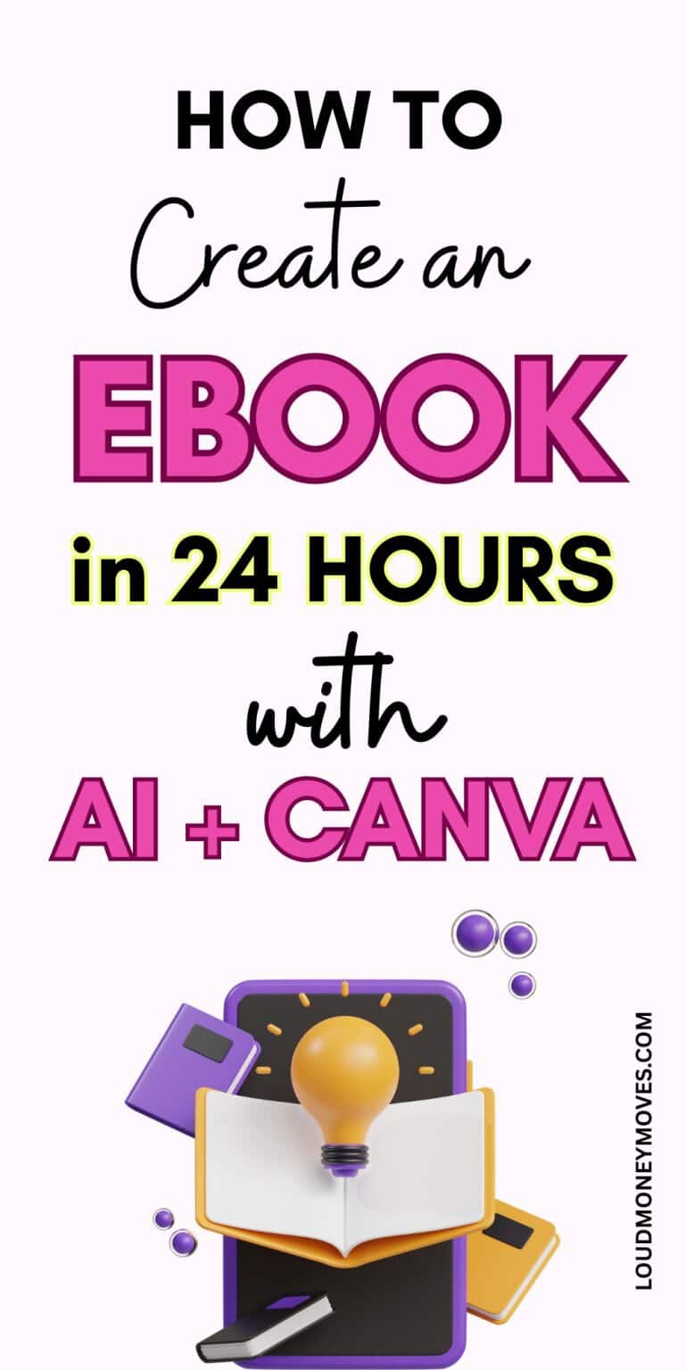 How I Use ChatGPT And Canva To Create EBooks That Sell While I Sleep - Loud Money Moves